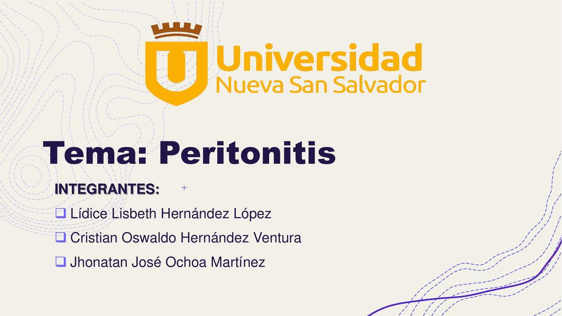 PERITONITIS 1 1 | Josué | uDocz