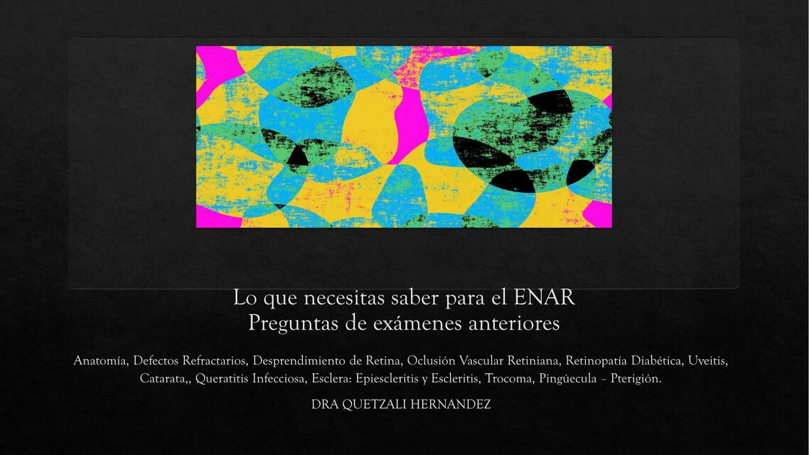 Flashcards de OFTALMOLOGÍA PARA EL ENARM 2 | Por MEDICSTORE | uDocz
