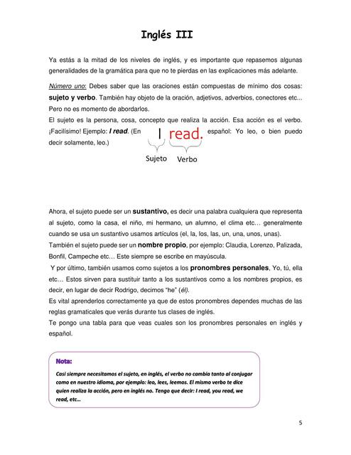 Inglés III | Universidad Tecnológica del Peru | uDocz