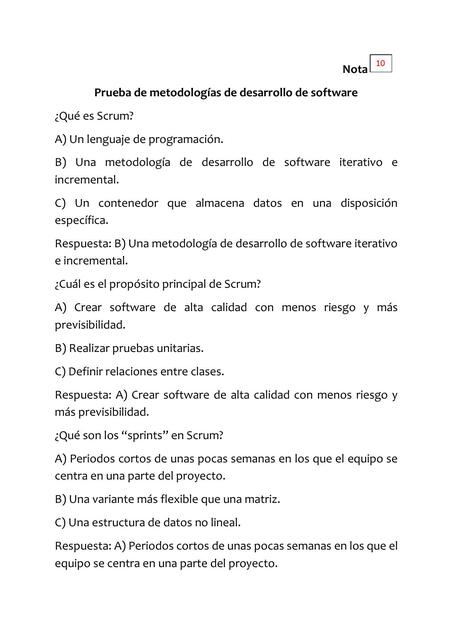 Prueba de metodologías de desarrollo de software | developer.ishtar | uDocz