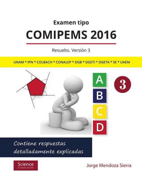 Examen Tipo COMIPEMS Resuelto Version 3 | Sam Glez | uDocz
