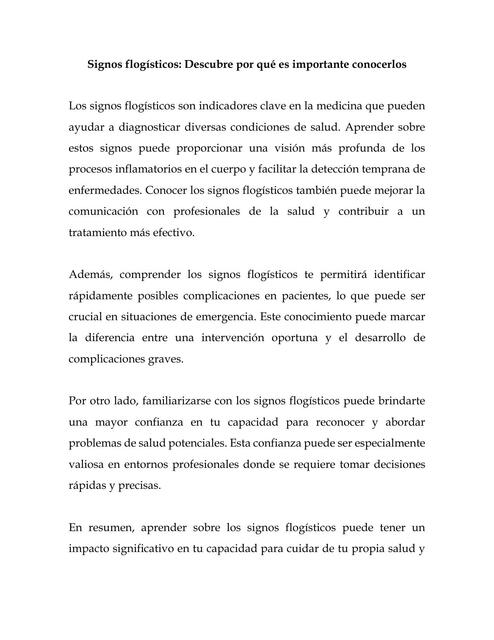 Flashcards de Signos flogísticos. Descubre por qué es importante ...