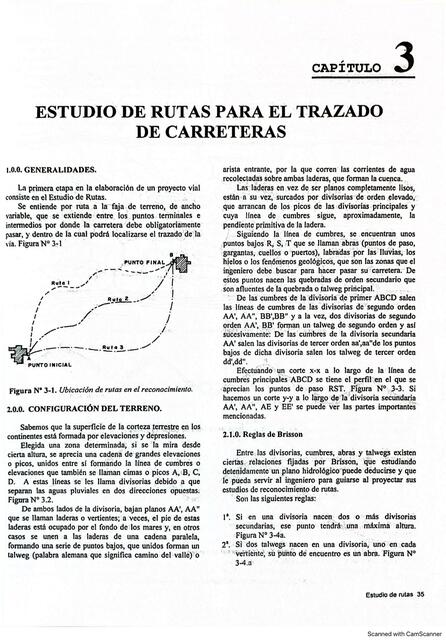Estudio de rutas para el trazado de carreteras | Blanca | uDocz