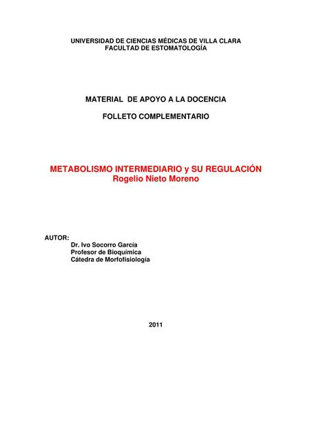 FOLLETO METAB | Alfredo | uDocz