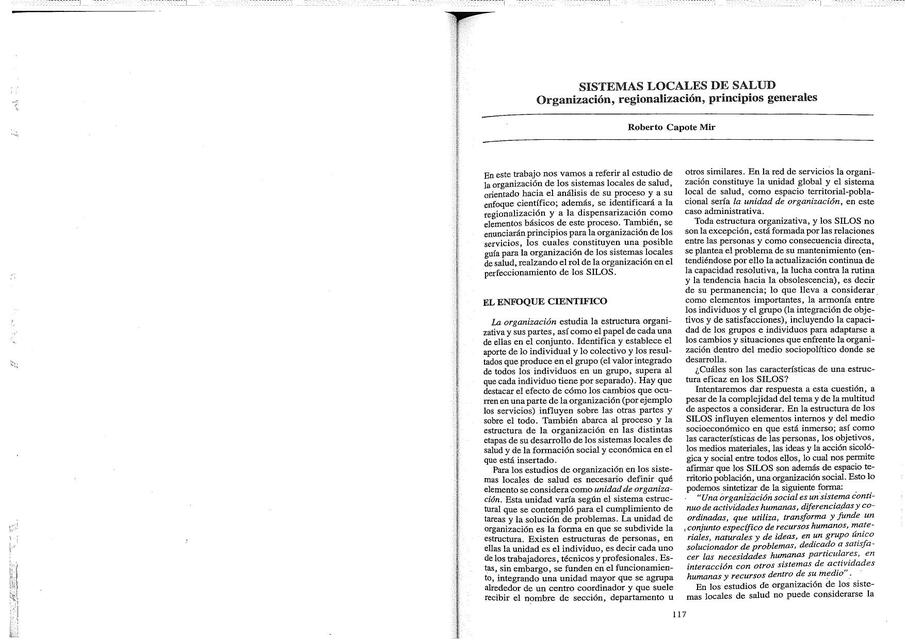 1 Jose Maria Paganini Roberto Capote Mir OPS LOS S | Agustina | uDocz