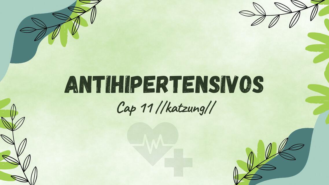 Antihipertensivos | Juan Manuel Ruiz | uDocz