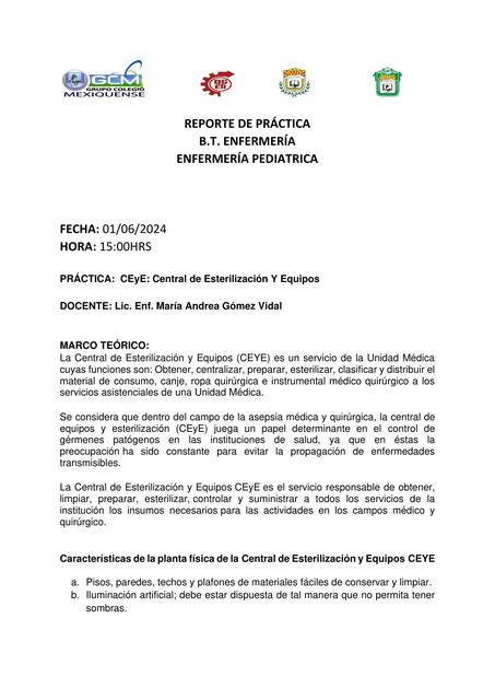 Reporte de práctica CEYE | sarai toledano | uDocz