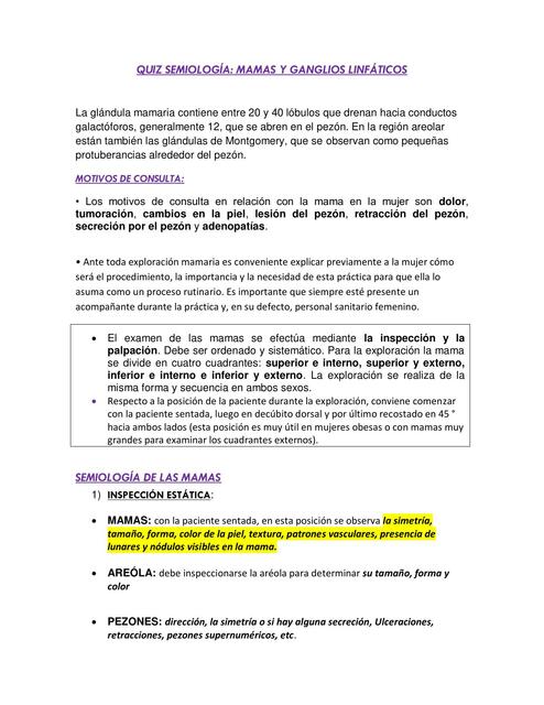 Quiz semiología | Susej | uDocz