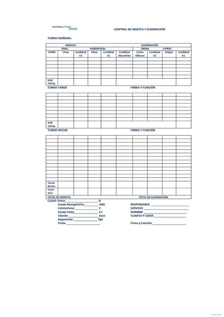 INGESTA Y EXCRETA | Alquimia- Nurse | uDocz