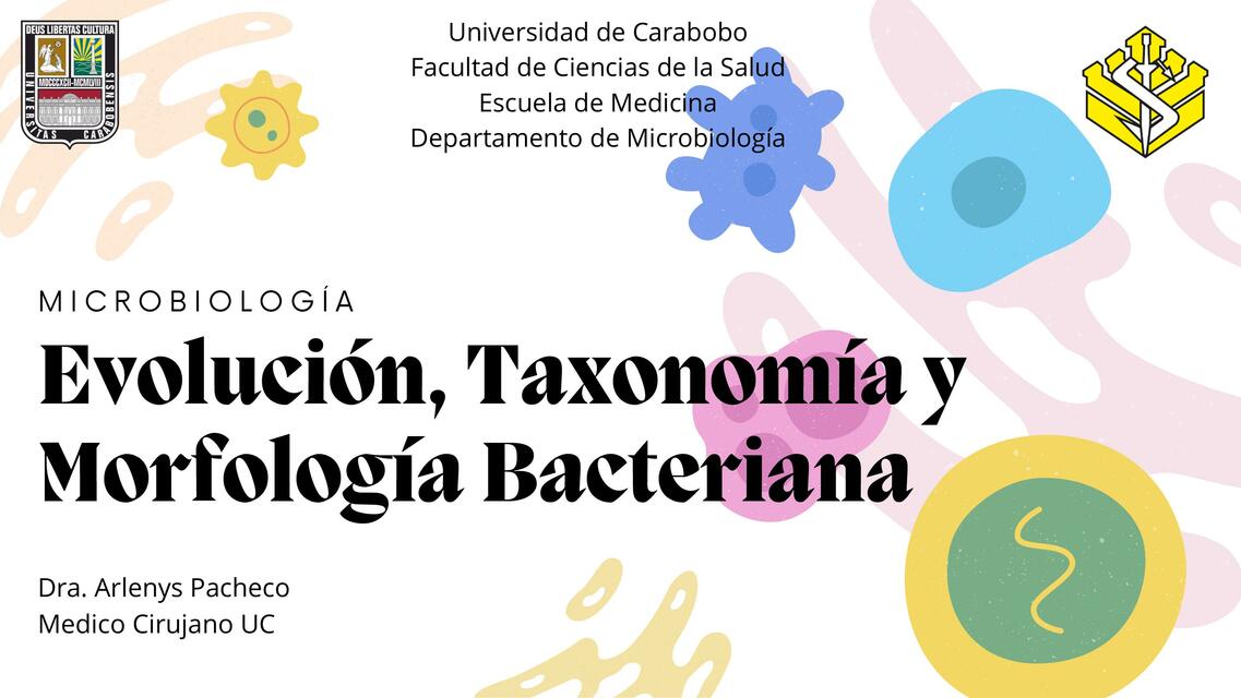 Evolución Taxonomía y Morfología Bacteriana Arleny | Arlenys | uDocz