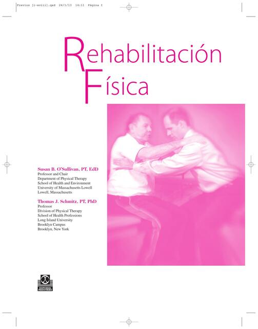 libro rehabilitacion fisica susan osullivan compre | alfonso tellez | uDocz