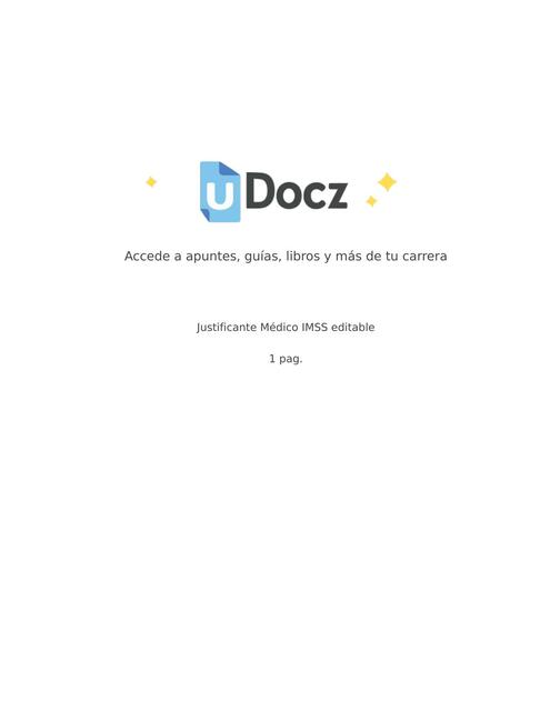 justificante medico downloadable | Jonathan | uDocz