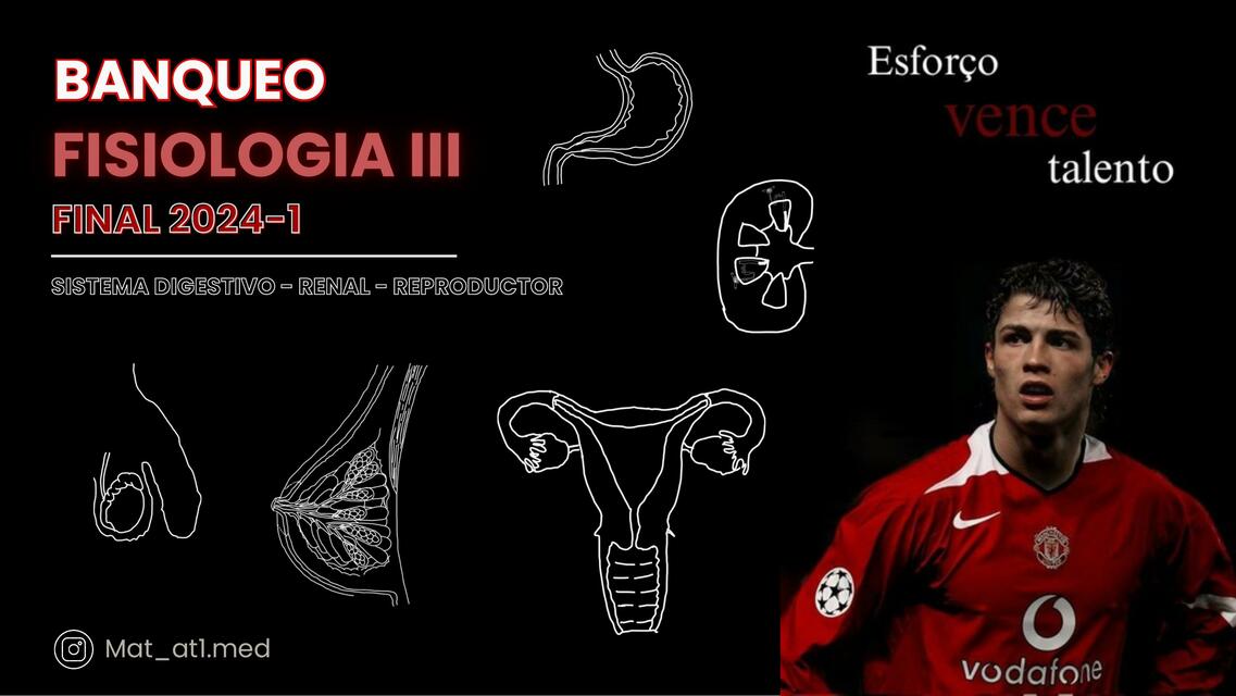 BANQUEO fisiologia digestivo y renal | Fcq | uDocz