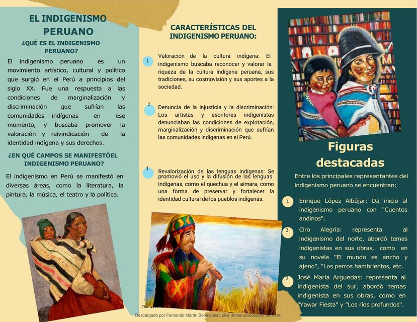 Resúmenes de Indigenismo peruano | Descarga apuntes de Indigenismo peruano