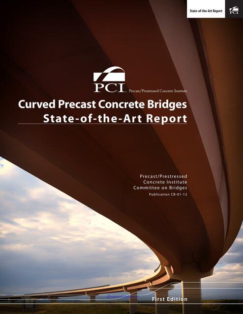 Curved Precast Concrete Bridges State of The Art R | Daniel Fuertes ...