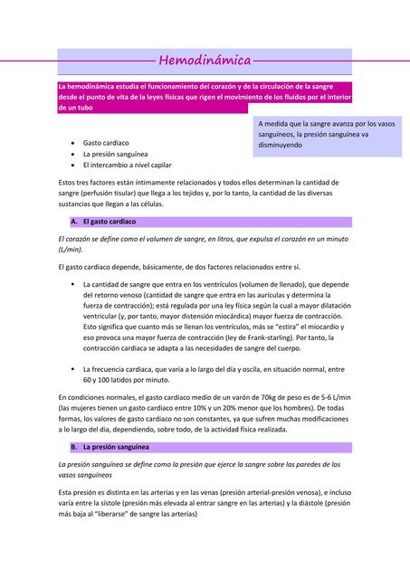 Hemodinámica | Agustina | uDocz