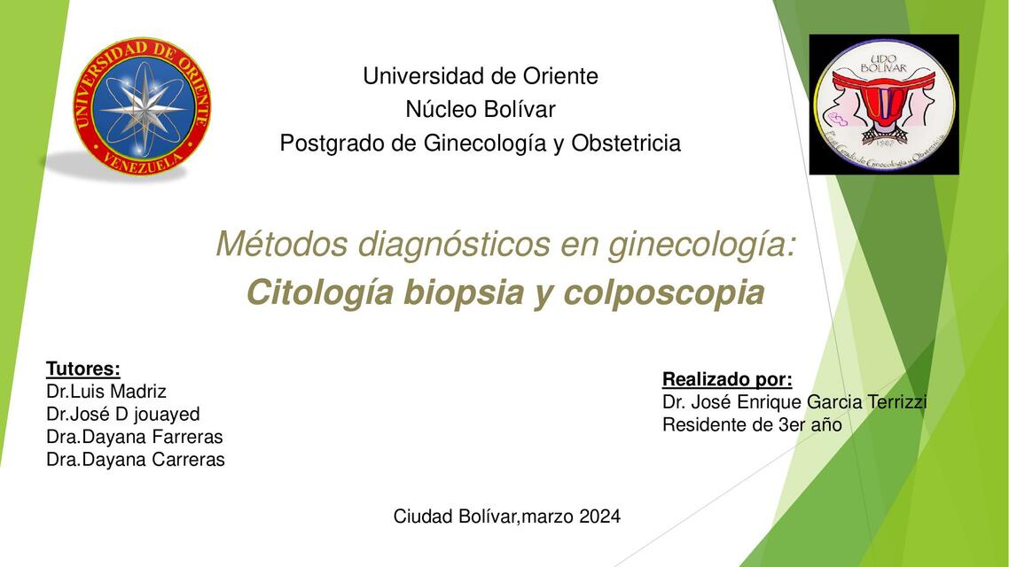 citologia biopsia y colposcopia J G T | Genesis Guzman | uDocz citologia biopsia y colposcopia J G T | Genesis Guzman | uDocz