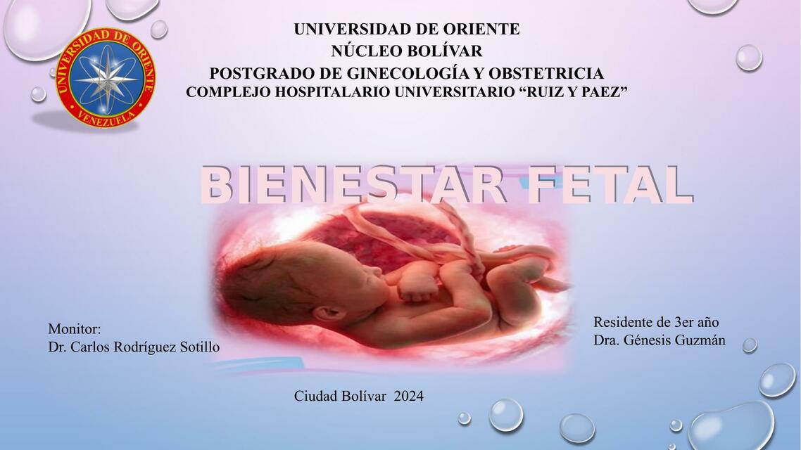 BIENESTAR FETAL 1 | Genesis Guzman | uDocz