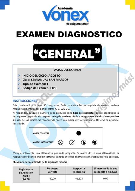 EXAMNE DIAGNOSTICO | Óscar | uDocz