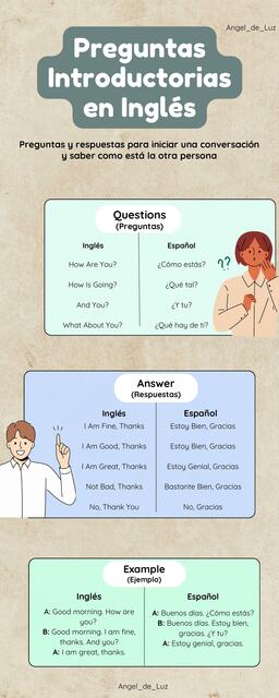 Preguntas Introductorias en Inglés | uDocz