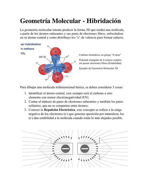 Geometría Molecular e Hibridación | Martina | uDocz