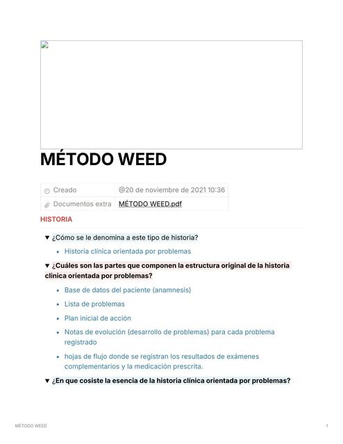 MÉTODO WEED | medi_fer | uDocz