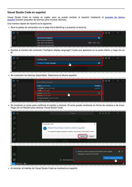Personalización Visual Studio Code | Temas de Ingeniería | uDocz