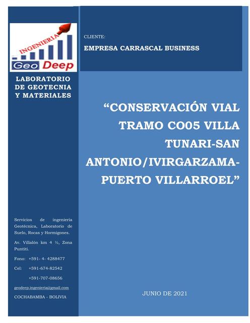 informe ensayos de suelo | Ivan Condori Mamani | uDocz