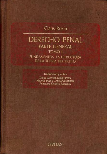 derecho penal parte general claus roxin LP | Camila | uDocz