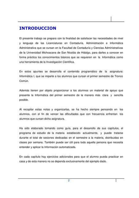 Informatica I | Universidad Cayetano Heredia | uDocz