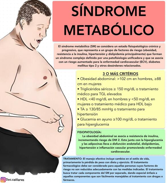 SÍNDROME METABÓLICO | Dr. Boris Moises Caillares Montaño | uDocz
