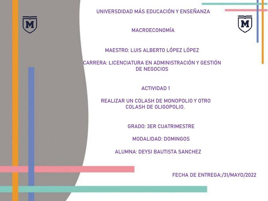 Ejemplos de Oligopolios | Deysi | uDocz