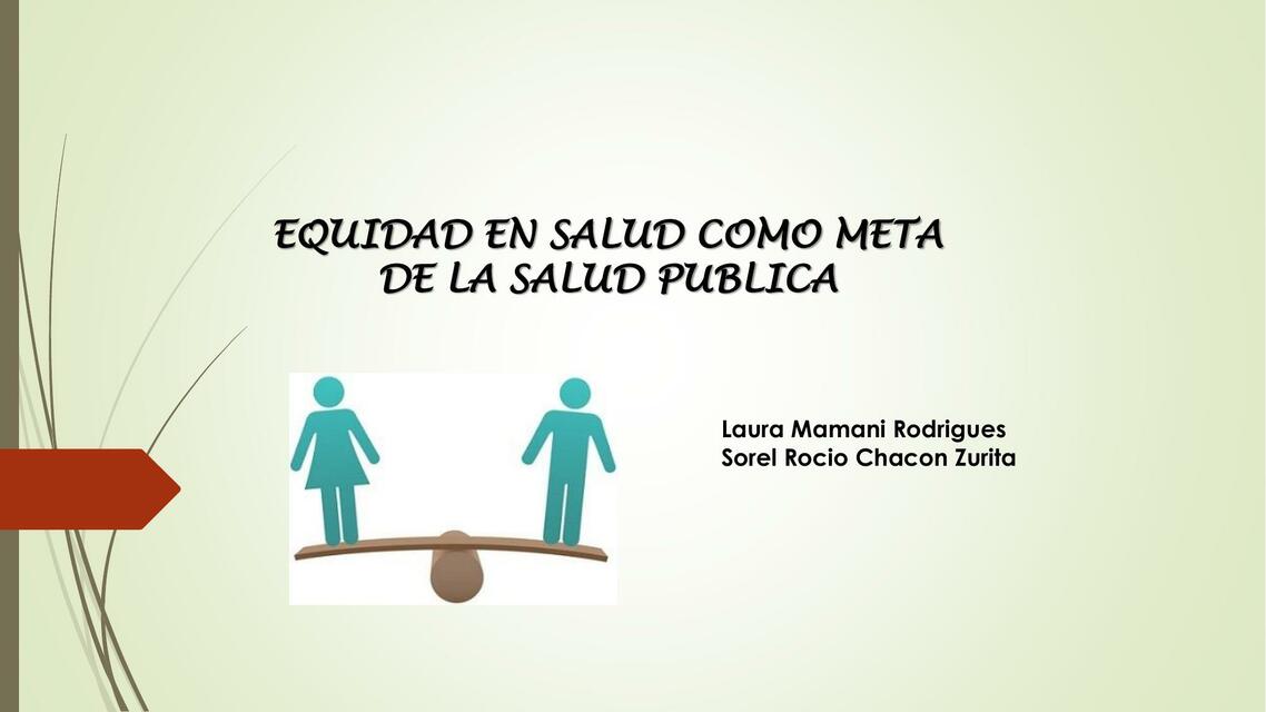 Equidad en Salud | Ernesto Larios | uDocz