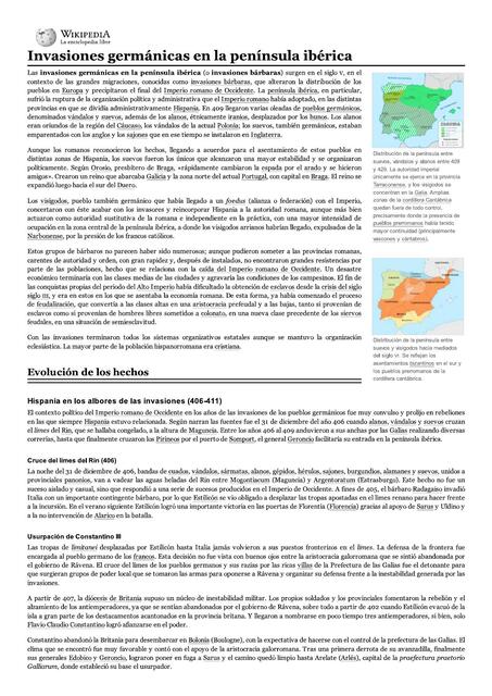 Flashcards de Invasiones germánicas en la península ibérica | Por ...