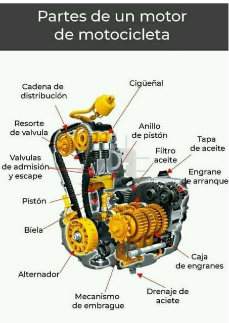 Partes de un motor de motocicleta | JORGE | uDocz Partes de un motor de motocicleta | JORGE | uDocz