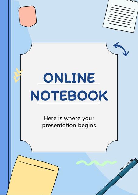 Online Notebook A4 by Slidesgo | Javiera | uDocz