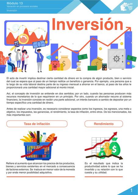 M13 S3 Inversión PDF | Ariadna | uDocz