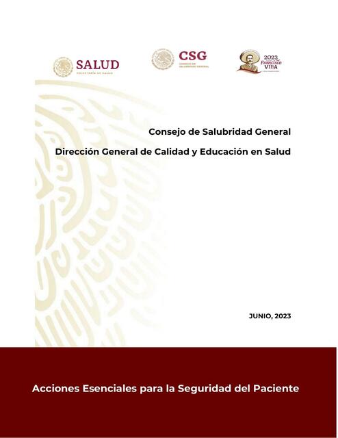 Dirección General de Calidad y Educación en Salud | Yuki Cruz | uDocz