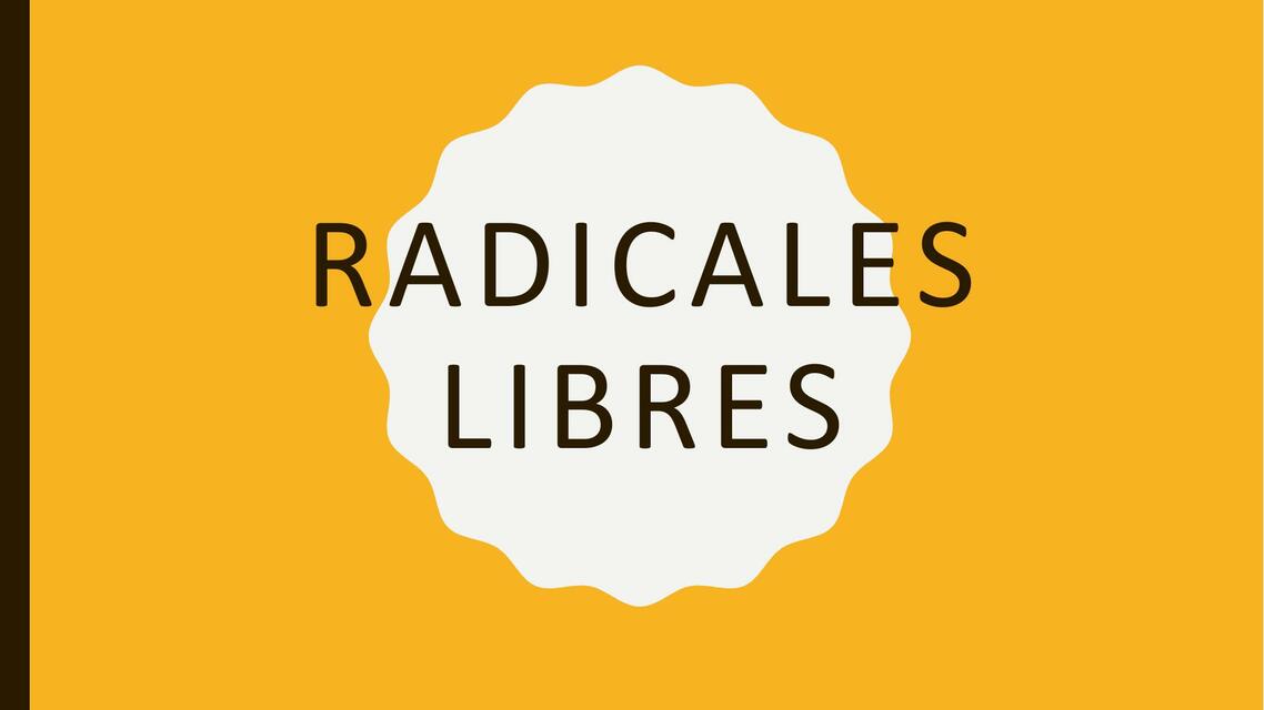 RADICALES LIBRES | Alezka | uDocz