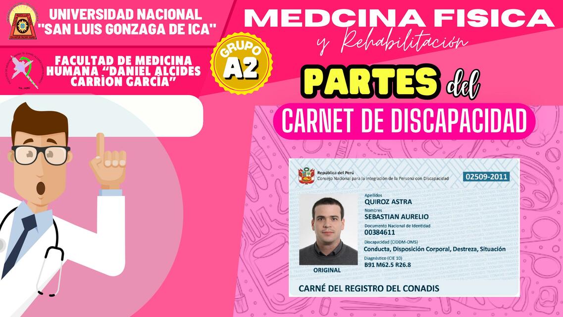 CARNET DE DISCAPACIDAD | MEDICAL NOTES | uDocz