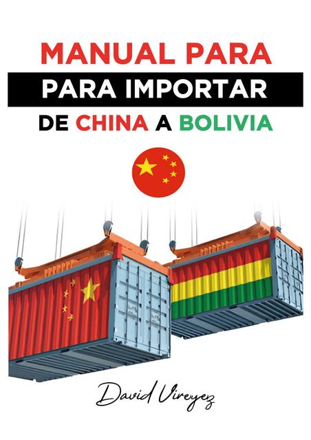 Manual para importar de China a Bolivia | R L | uDocz