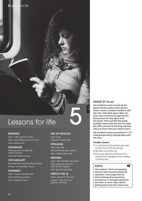 Flashcards de Gold Exp 2e B1P TB U5 | Por Luis Alejandro | uDocz