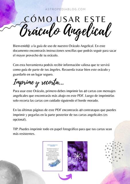 Oráculo angelical | Sol | uDocz