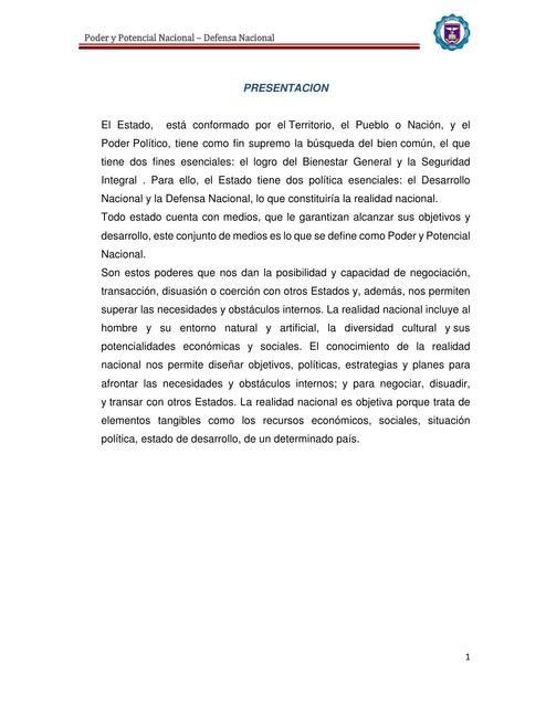 Flashcards de El Poder Nacional Terminado | Por Jeans Velasquez Orozco ...