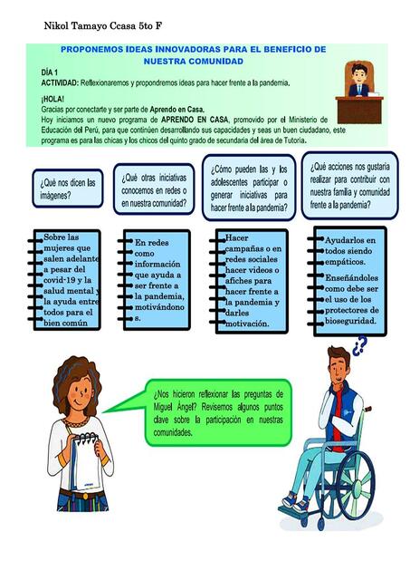 Tutoria Nikol Tamayo Ccasa 5to F | uDocz