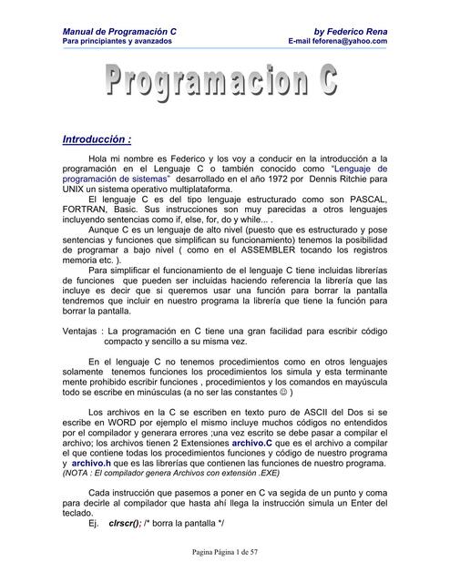 Programacion C | Armando | uDocz