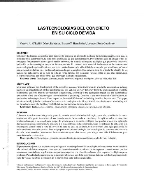 Tecnología del concreto | uDocz