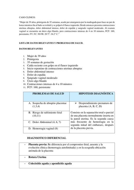 CASO CLINICO DPP | Lupita | uDocz