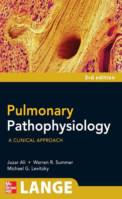Pulmonary Pathophysiology A Clinical Approach 3rd | Sui-lin Alessandra ...