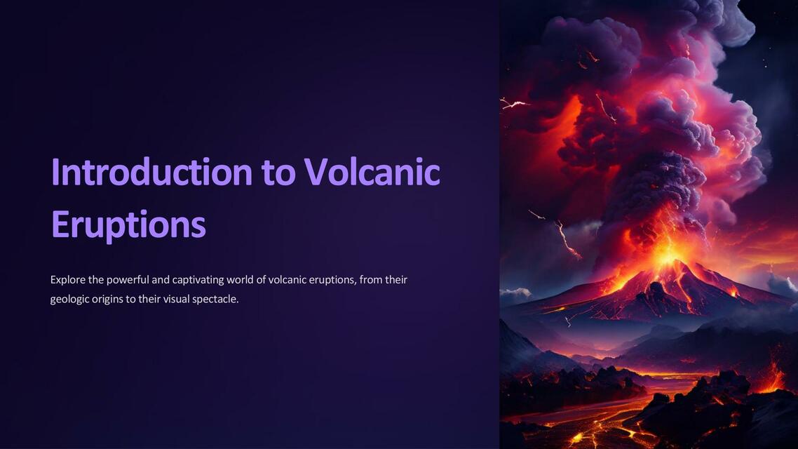 Introduction to Volcanic Eruptions | Adamaris Aza | uDocz